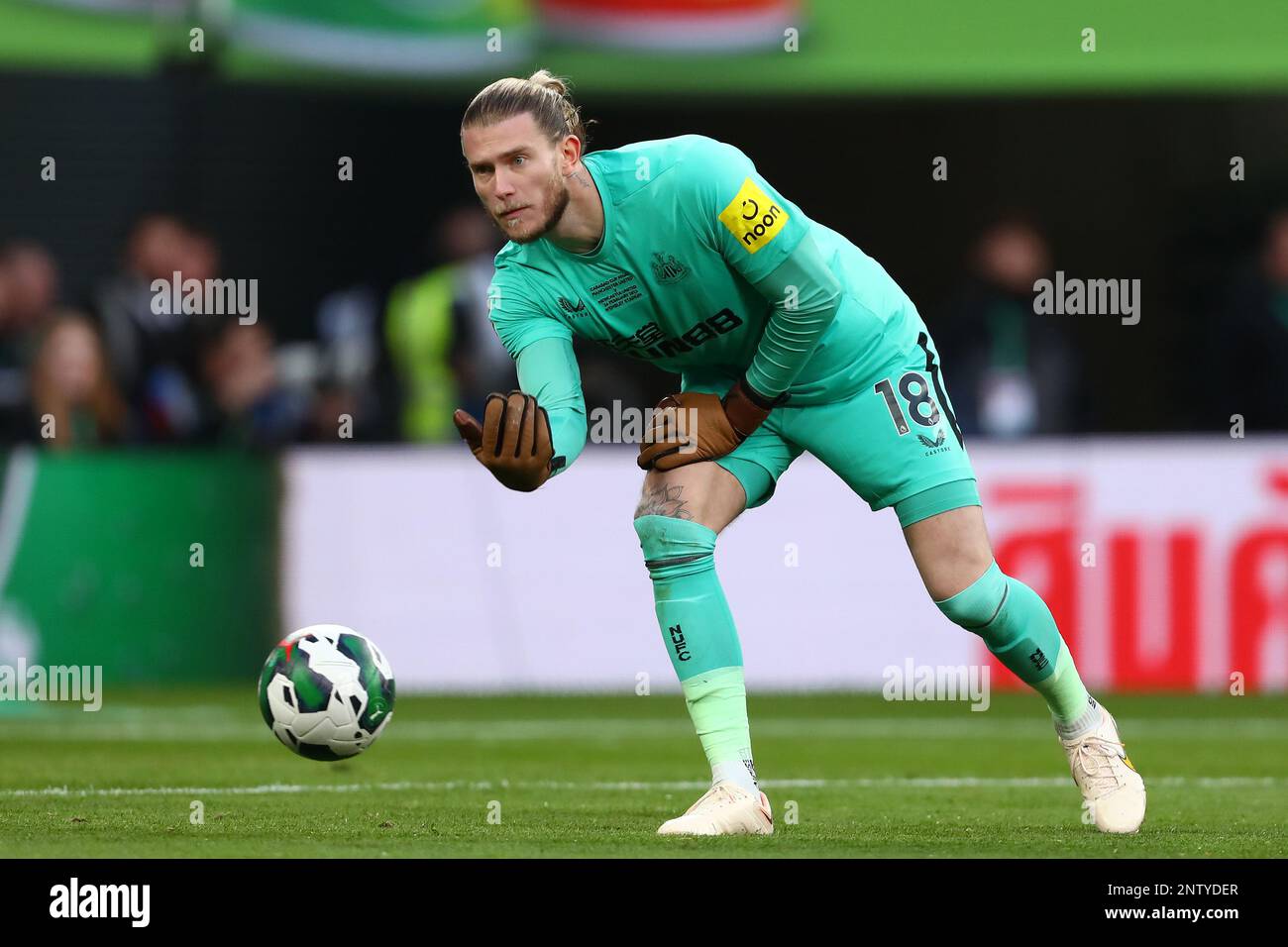 Season 2022 23 loris karius of newcastle united hi-res stock ...