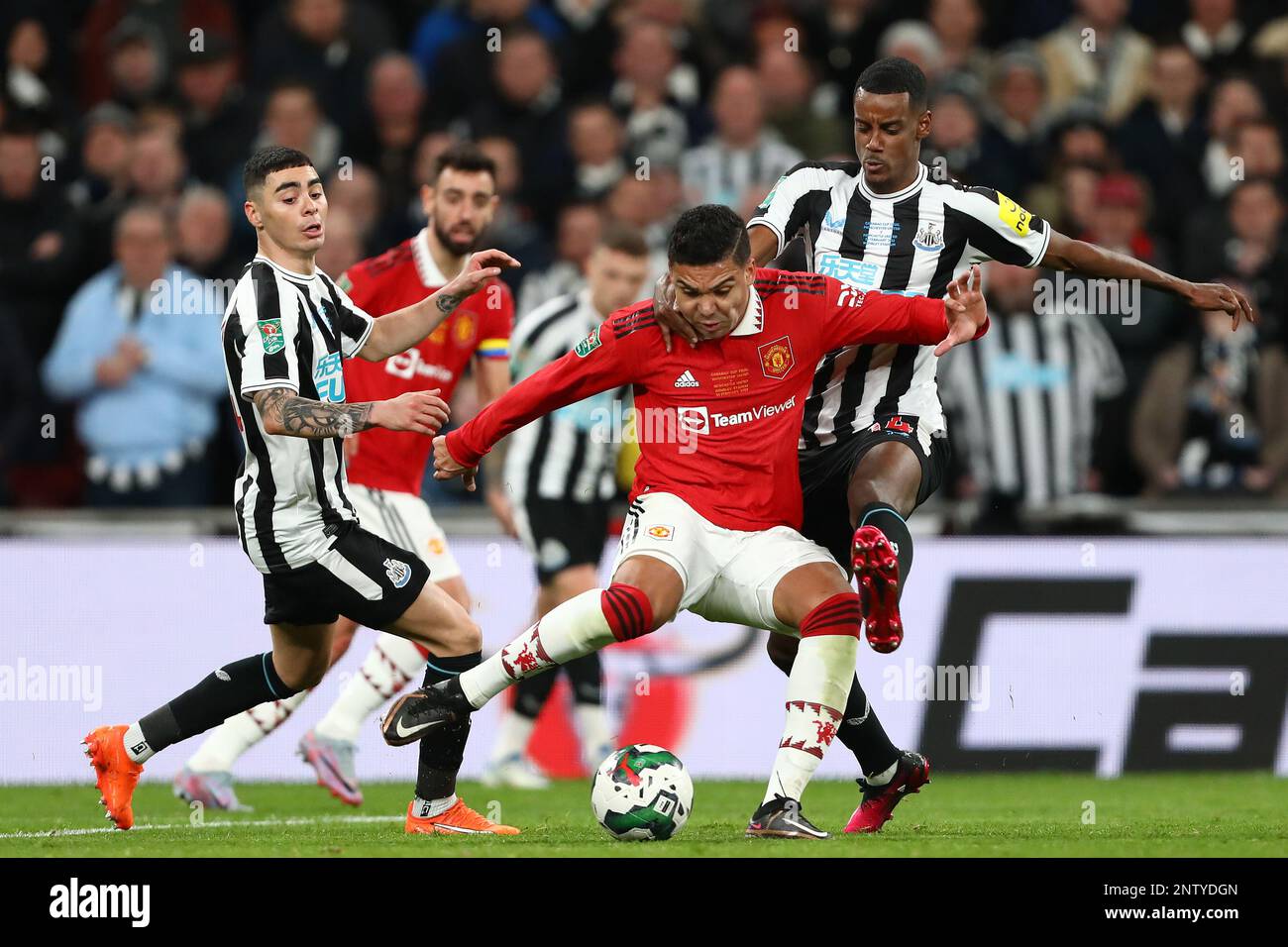 Carabao cup final 2023 casemiro hi-res stock photography and images - Alamy