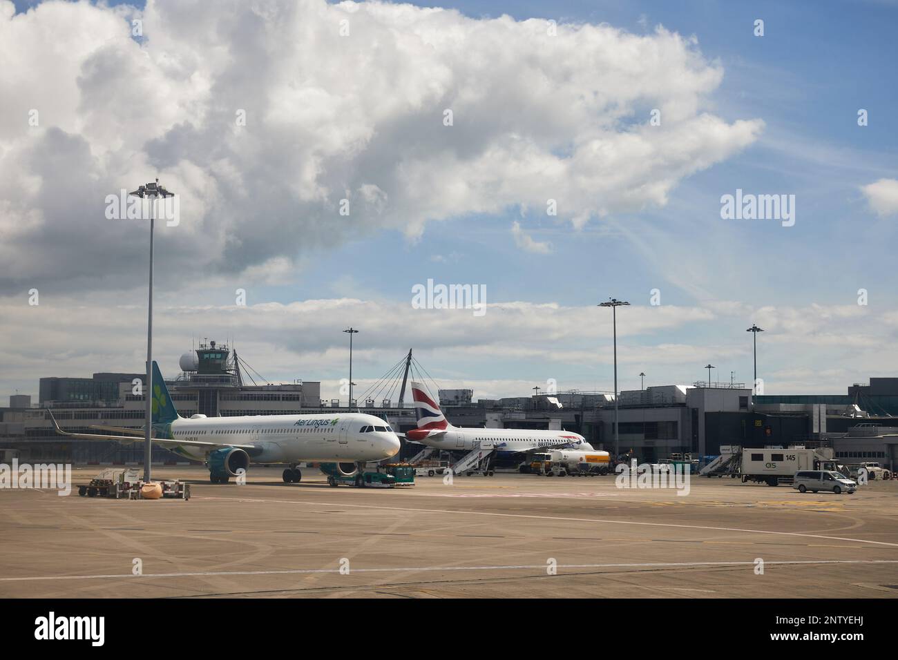 Aerlingus, Dublin, airport, aircraft terminal Stock Photo - Alamy