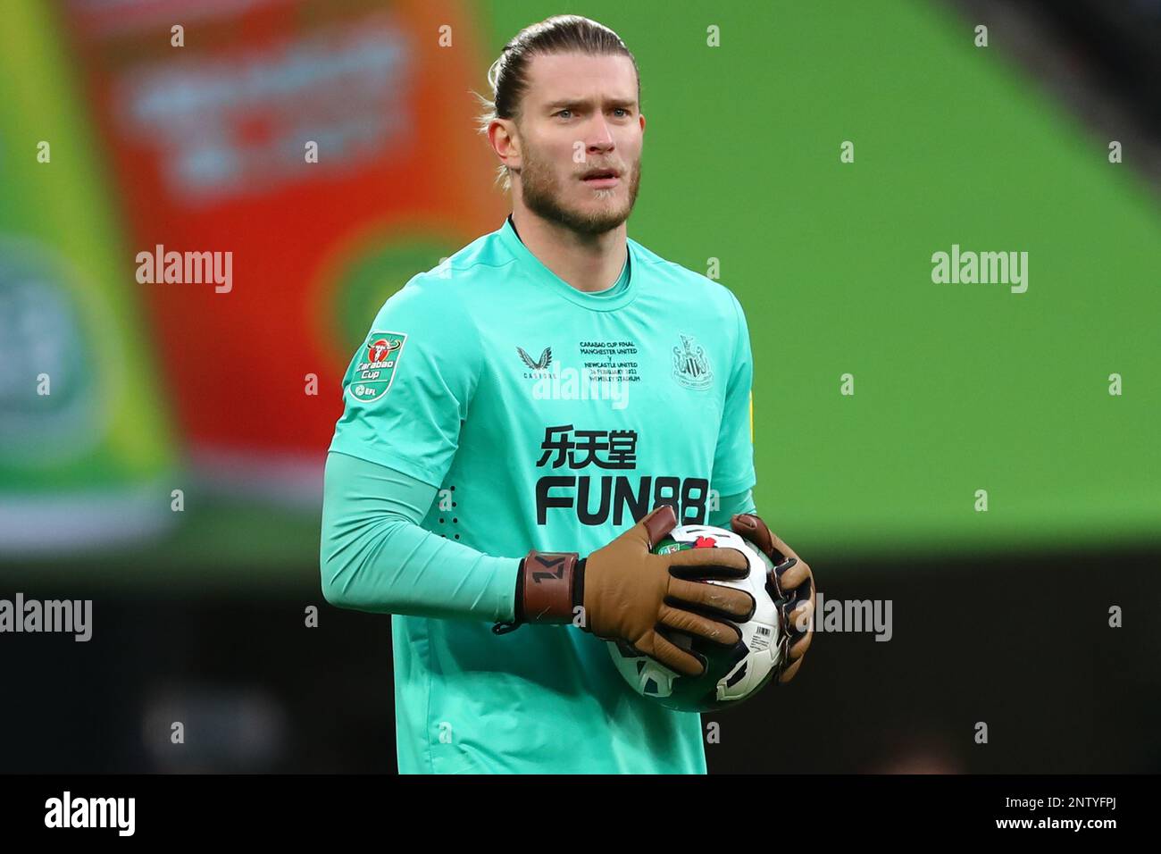Loris Karius of Newcastle United - Manchester United v Newcastle United ...