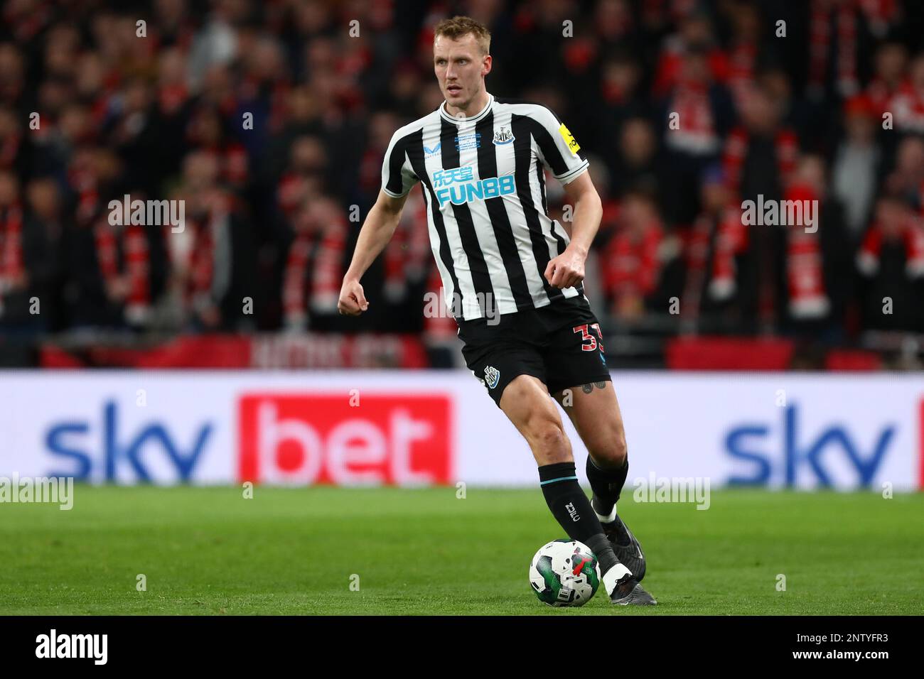 Dan Burn of Newcastle United - Manchester United v Newcastle United ...