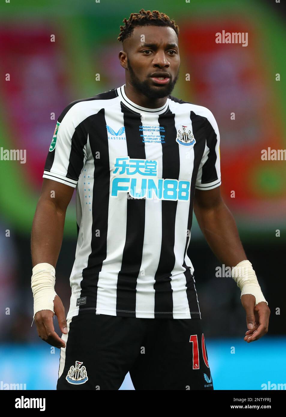 Allan Saint-Maximin of Newcastle United - Manchester United v Newcastle ...