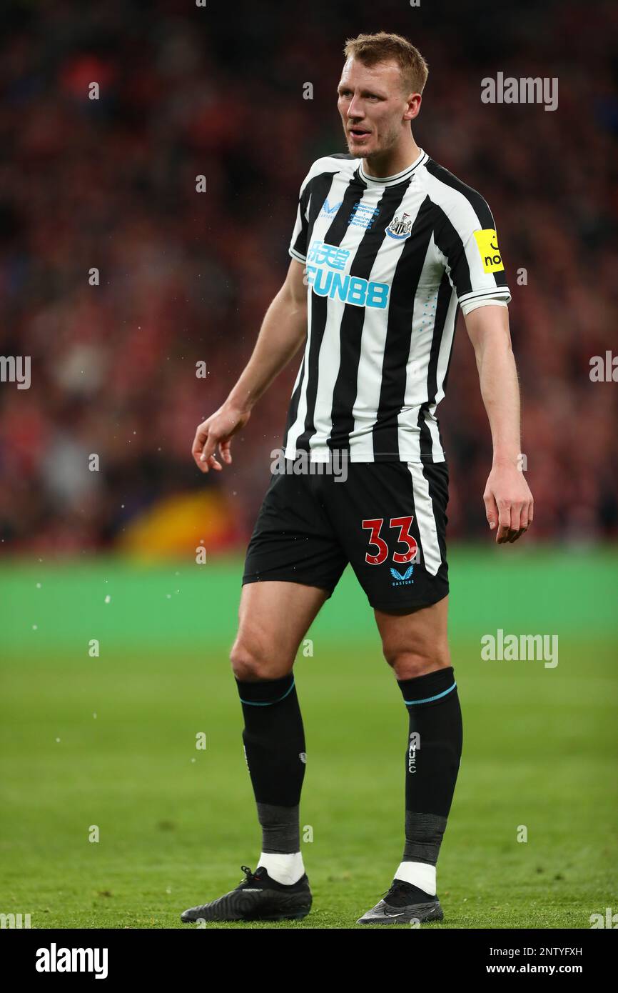 Dan Burn of Newcastle United - Manchester United v Newcastle United ...