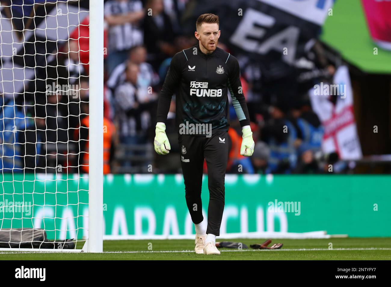 Mark Gillespie of Newcastle United - Manchester United v Newcastle United, Carabao Cup Final ...