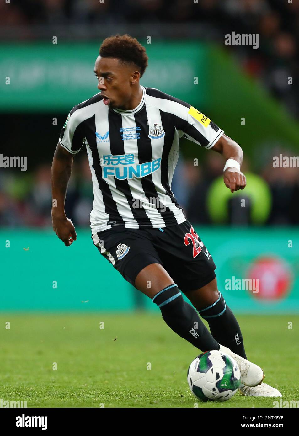 Joe Willock of Newcastle United - Manchester United v Newcastle United ...