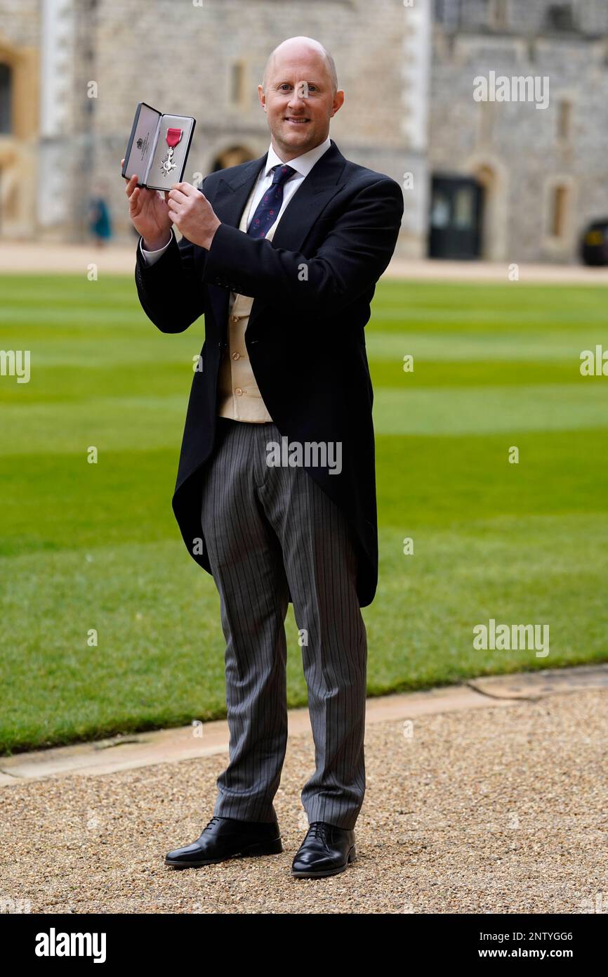 Benjamin Hawes after being made a Member of the Order of the British ...