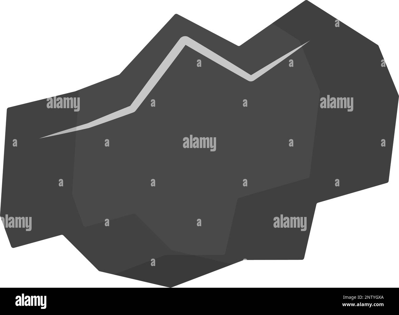 Coal Icon. Fossil fuel. Editable vector Stock Vector Image & Art - Alamy