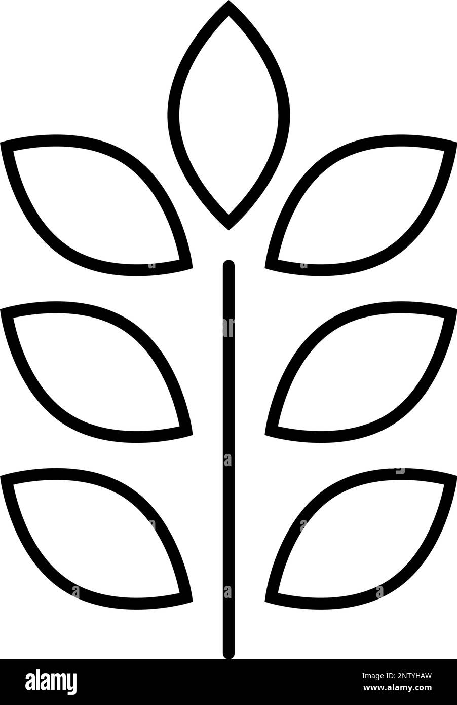 Wheat Sign. Grain. Ingredient. Editable vector Stock Vector Image & Art ...