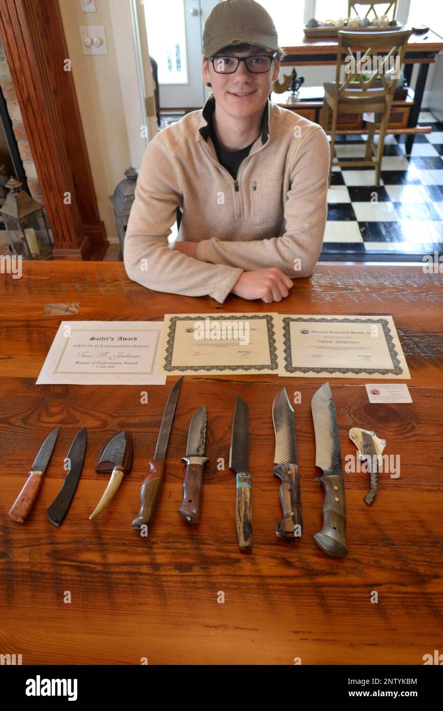 In this Jan. 29, 2019 photo, Trevor "Fred" Jenkinson sits with his ...