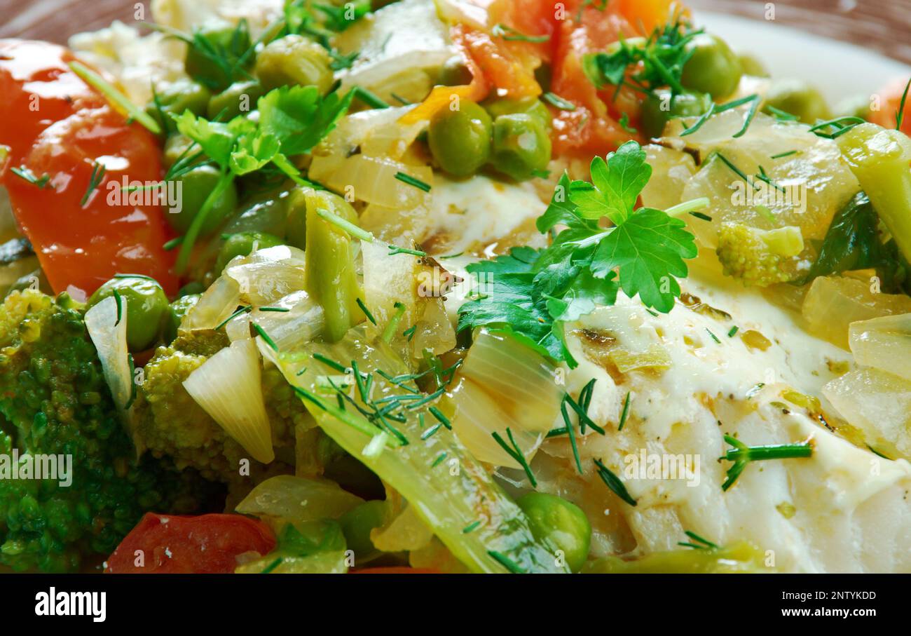 Roupa Velha De Bacalhau Typical Dish Of Minho North Of Portugal Stock