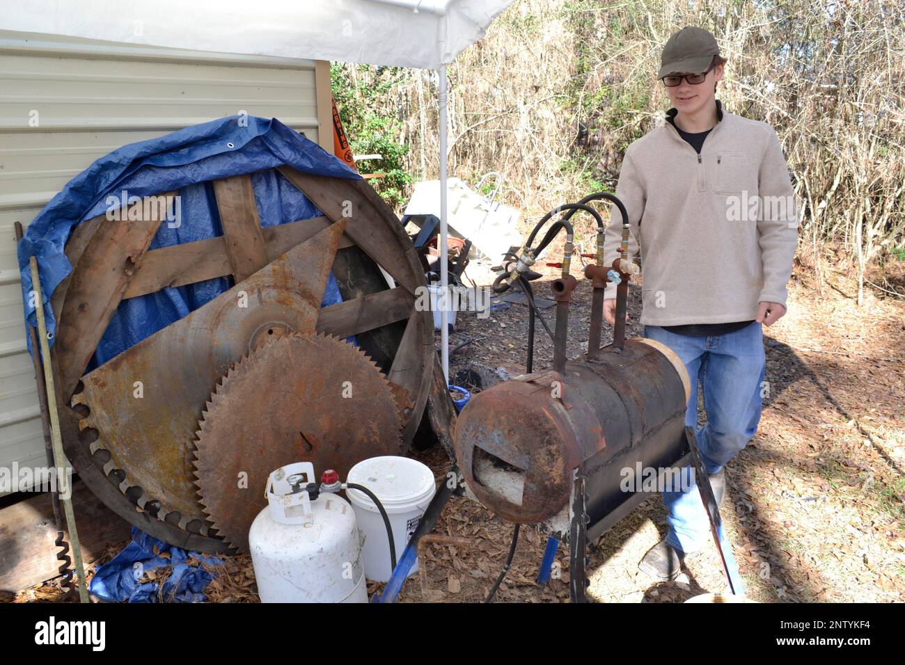 In this Jan. 29, 2019 photo, Trevor "Fred" Jenkinson stands by the ...