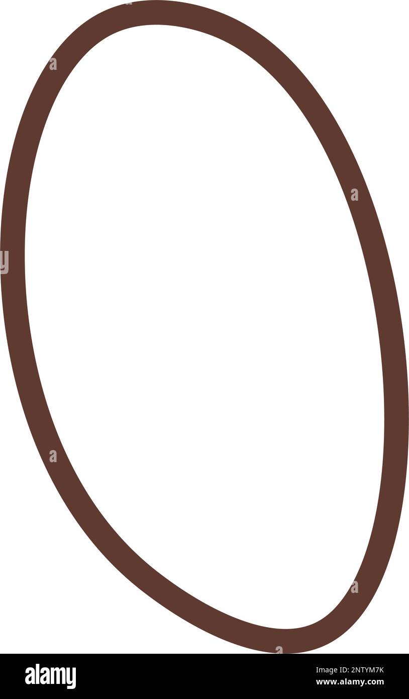 Abstract shape outline contemporary modern boho art design element ...