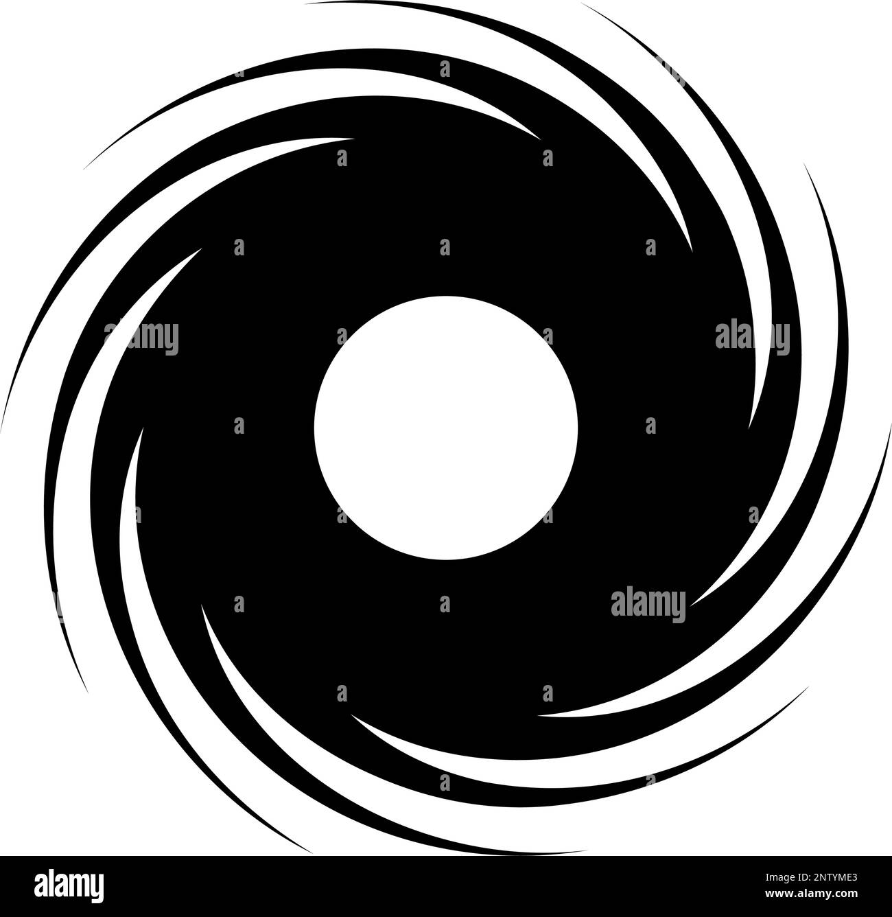 Typhoon silhouette icon. Hurricane. Editable vector Stock Vector Image ...