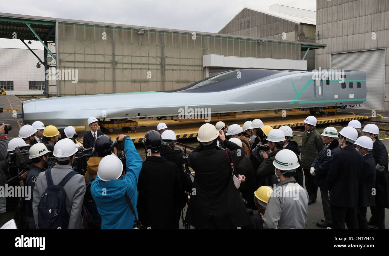 East Japan Railway Company unveils the E956 type Shinkansen ...