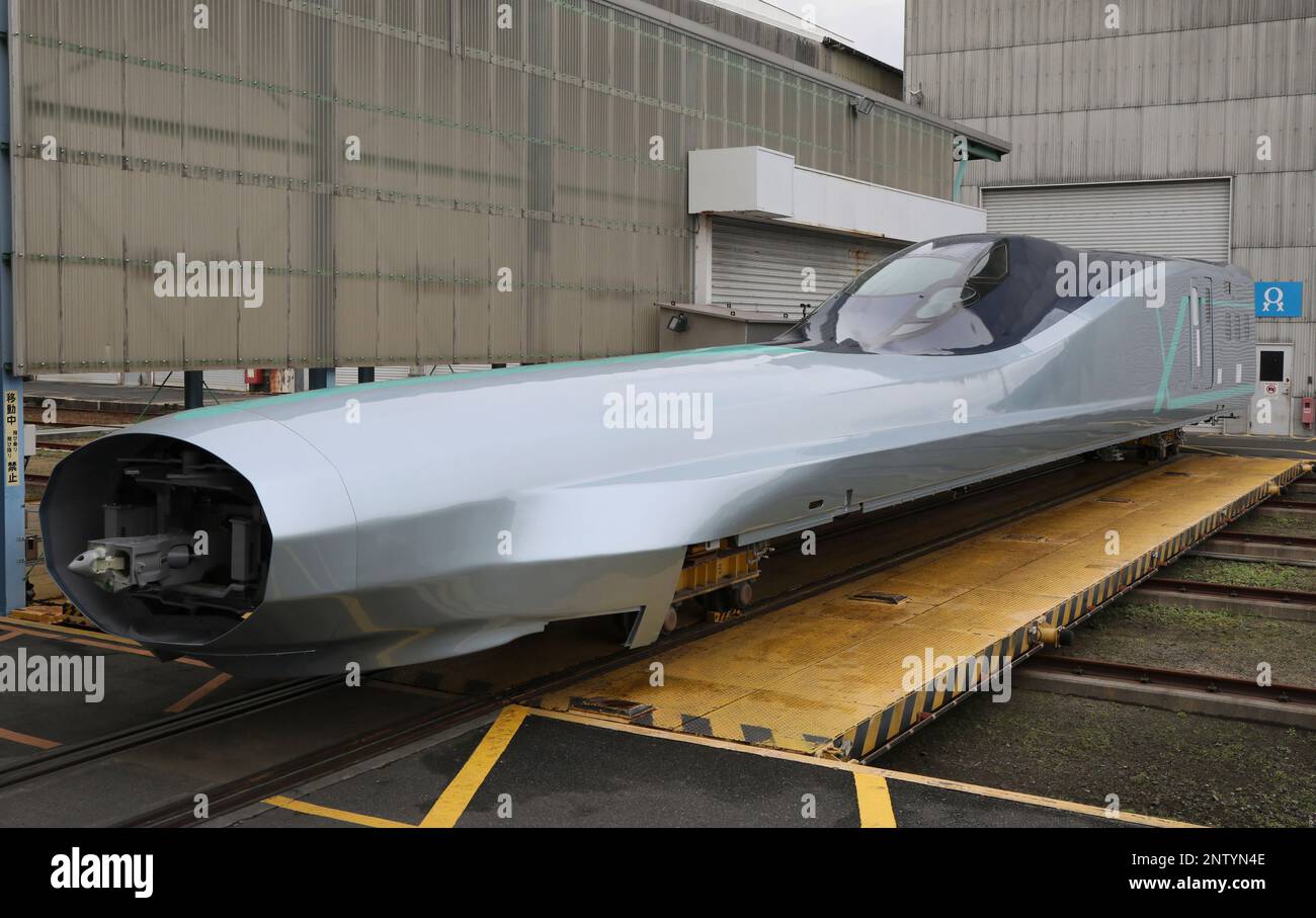 East Japan Railway Company unveils the E956 type Shinkansen ...