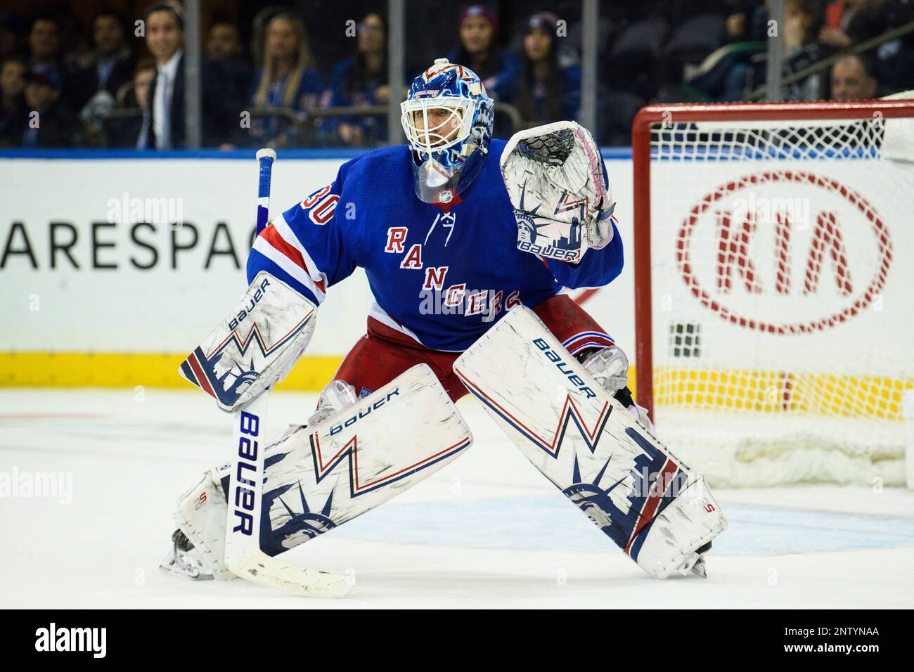 February 04, 2019: New York Rangers goaltender Henrik Lundqvist (30 ...