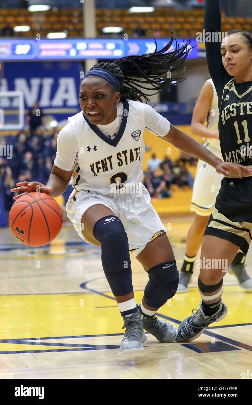 KENT, OH - FEBRUARY 06: Kent State Golden Flashes guard Asiah Dingle (3 ...