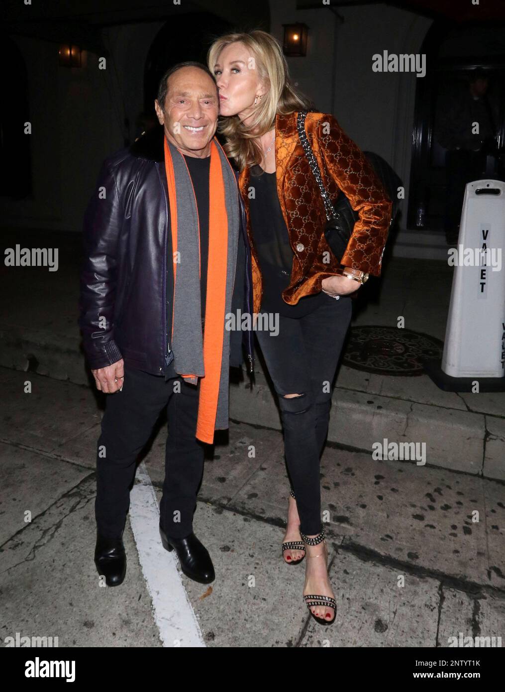 Photo by: zz/GOTPAP/STAR MAX/IPx 2019 2/5/19 Paul Anka and Lisa Pemberton are seen outside Craig ...