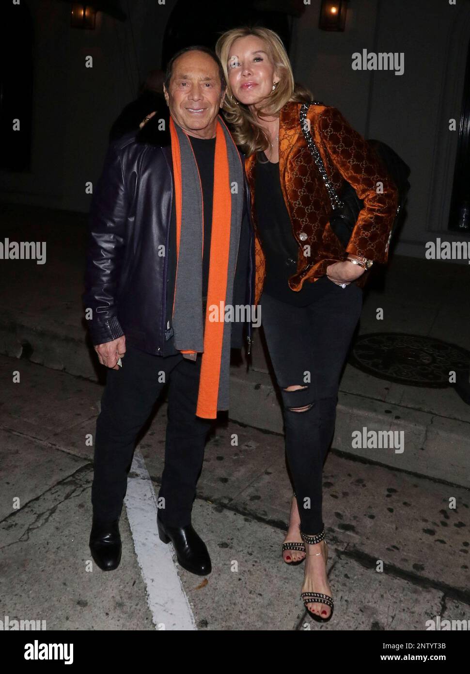 Photo by: zz/GOTPAP/STAR MAX/IPx 2019 2/5/19 Paul Anka and Lisa ...