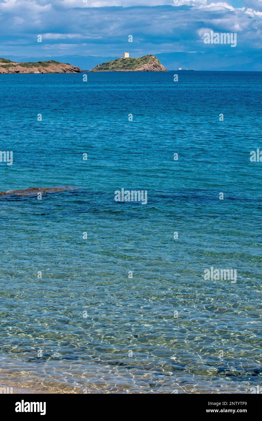 Nora beach sardinien hi-res stock photography and images - Alamy