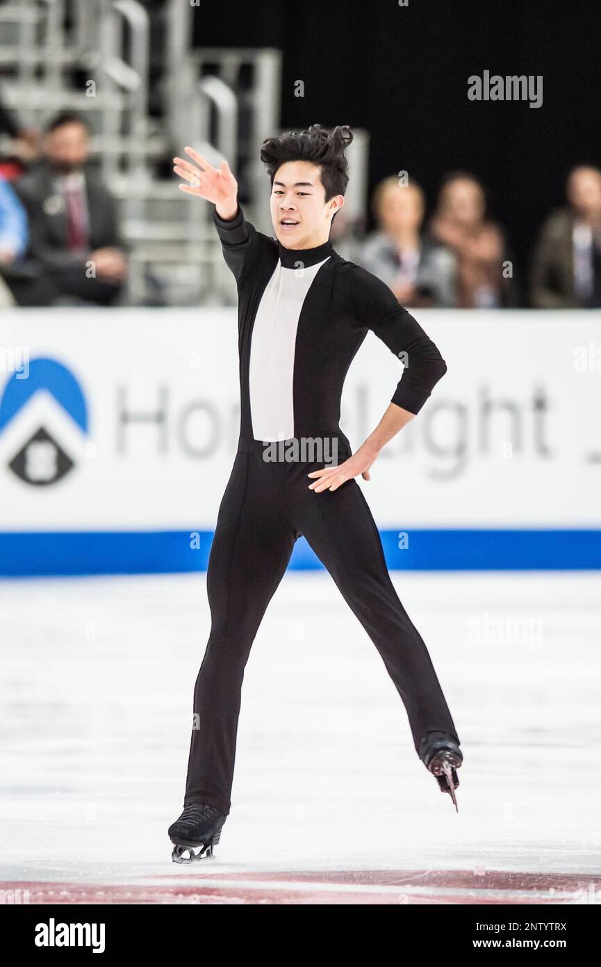 NATHAN CHEN performs during the Mens short program of the 2019 US ...