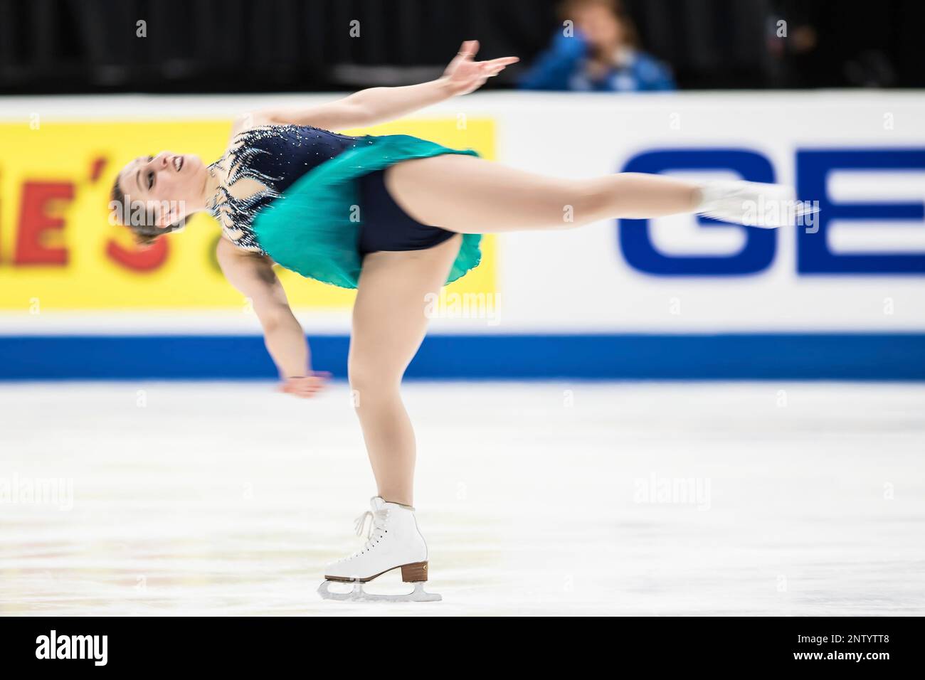 COURTNEY HICKS competes in the Ladies short program during the US ...