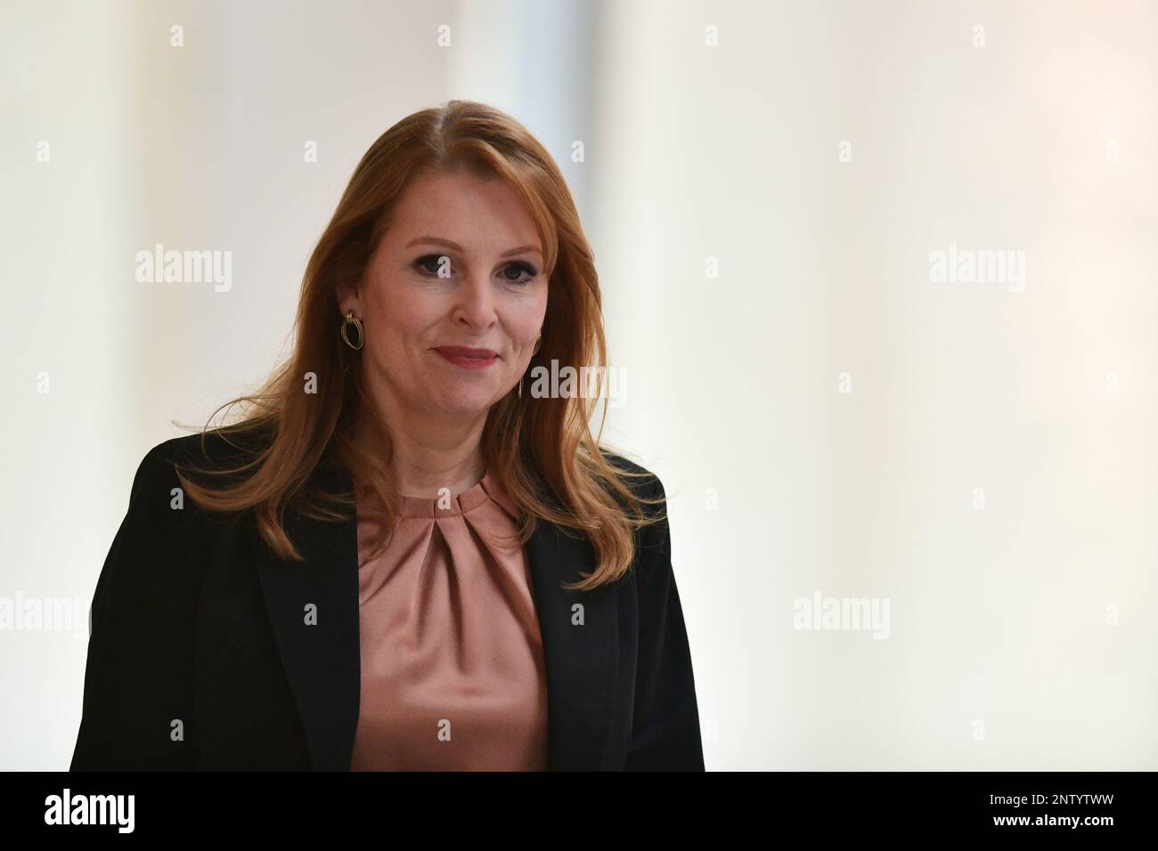 Edinburgh Scotland, UK 28 February 2023. Ash Regan at the Scottish ...