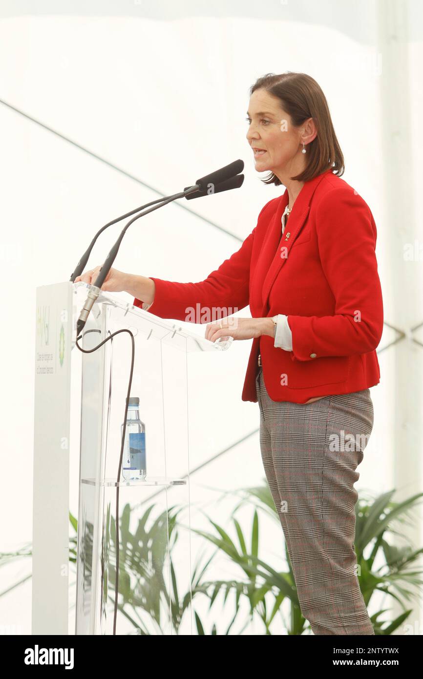 The Minister of Industry, Trade and Tourism, Reyes Maroto, speaks ...