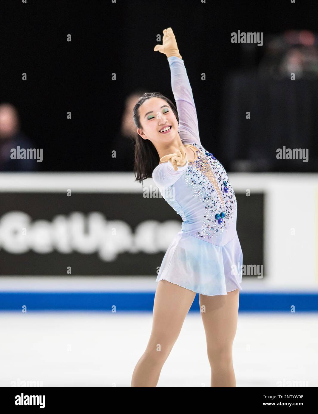 AKARI NAKAHARA competes in the Ladies short program during the US ...