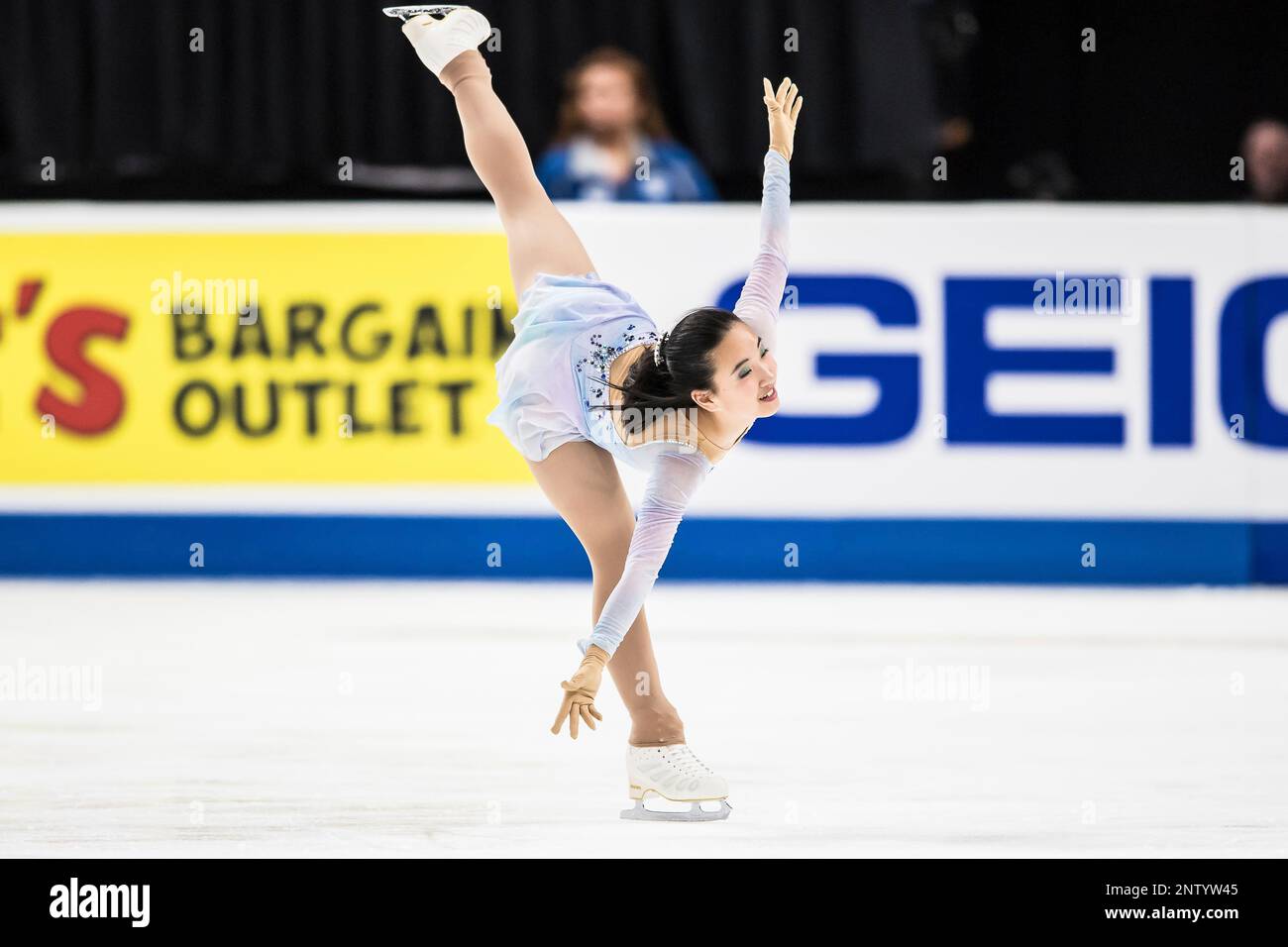 AKARI NAKAHARA competes in the Ladies short program during the US ...