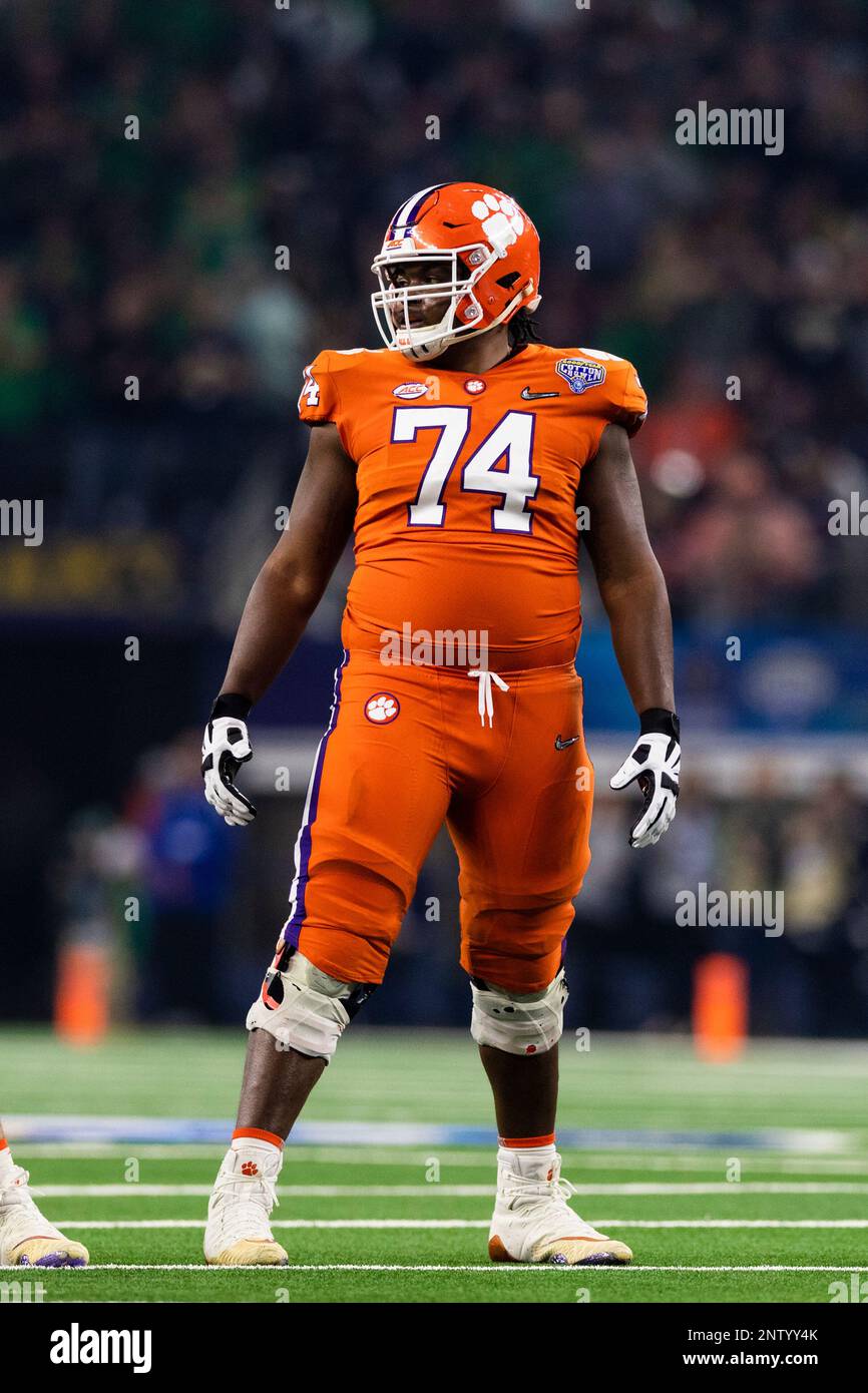 Clemson Tigers guard John Simpson (74) during the NCAA Cotton Bowl semi ...