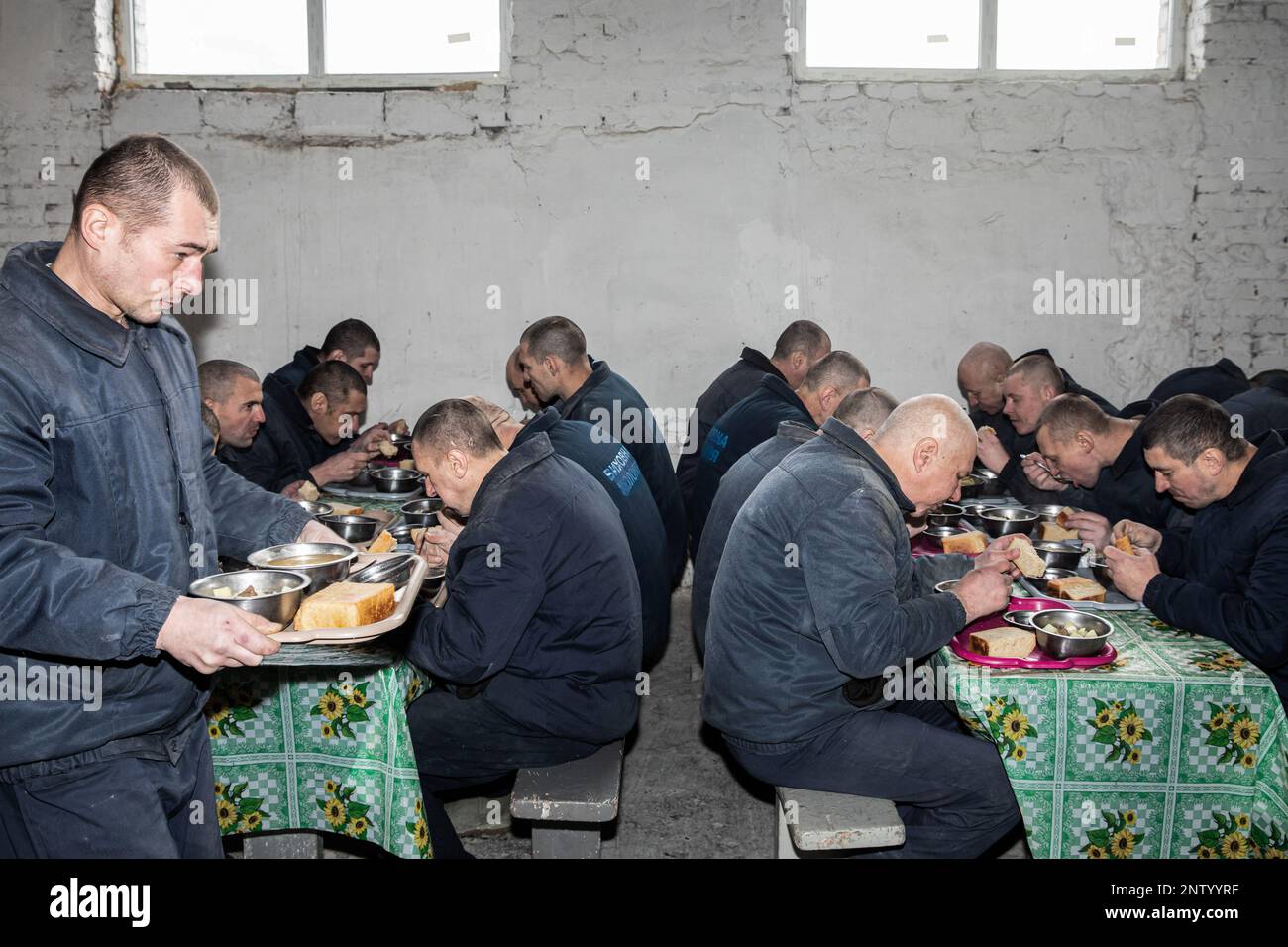 Prison canteen hi-res stock photography and images - Alamy