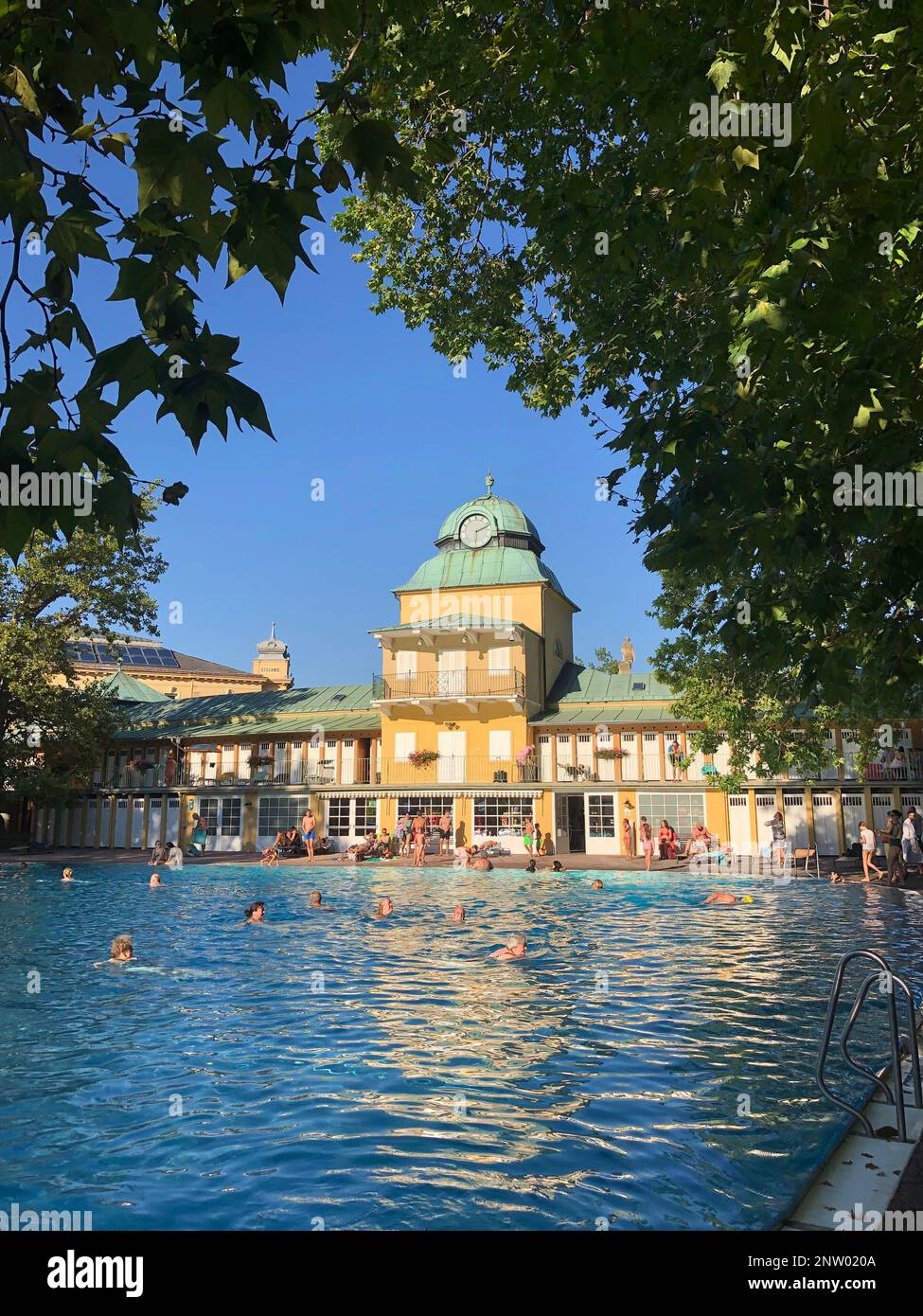 Historic Thermal Bath and Springs of Bad Voeslau in Lower Austria Stock ...