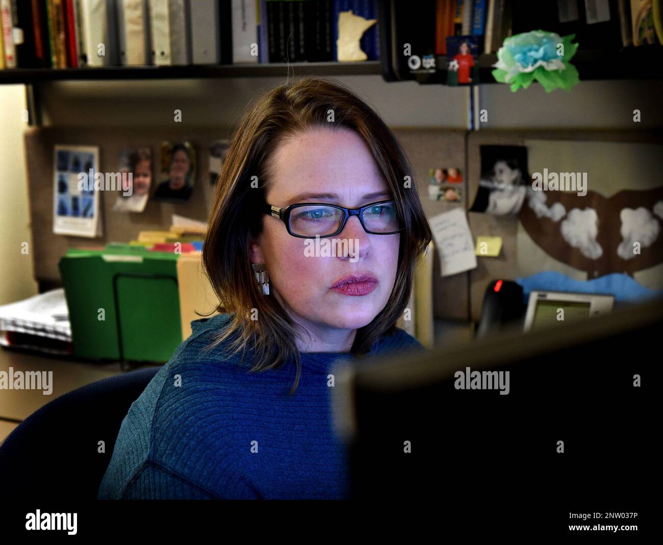 In this Friday, Feb. 1, 2019, photo Minnesota state demographer Susan ...