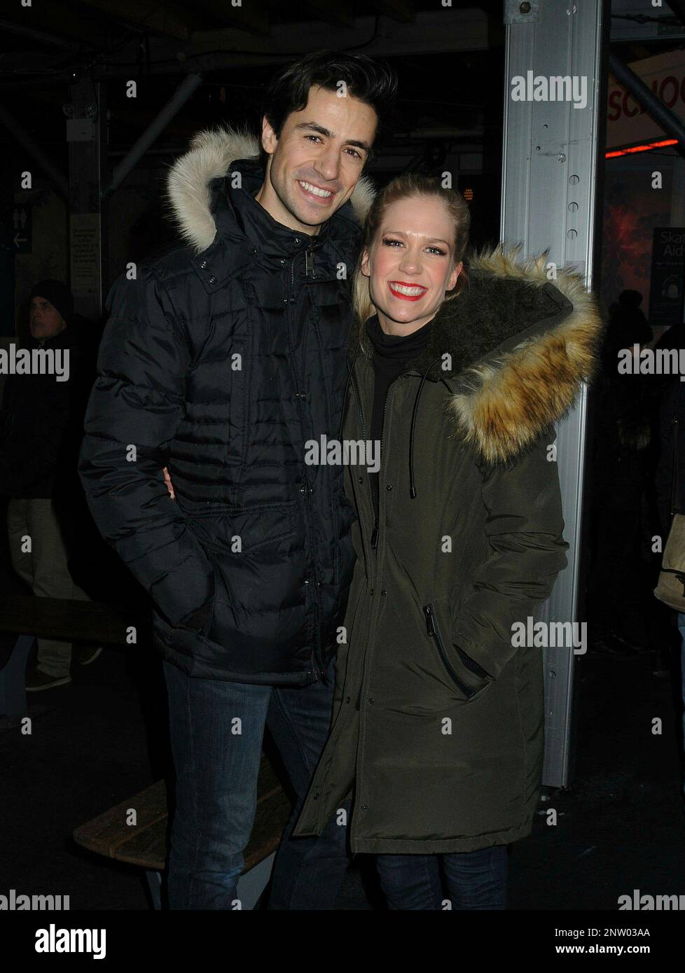 Photo by: Demis Maryannakis/STAR MAX/IPx 2/2/19 Andrew Poje and Kaitlyn Weaver at the FrostFest ...