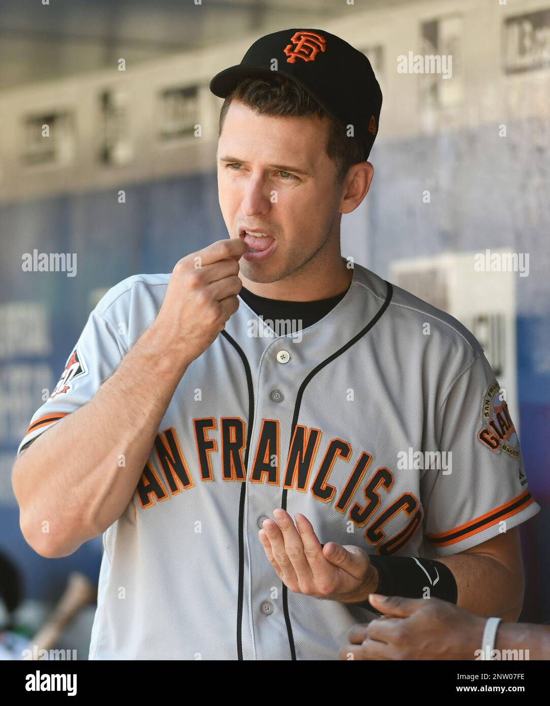 San Francisco Giants catcher Buster Posey (28) during game against the ...