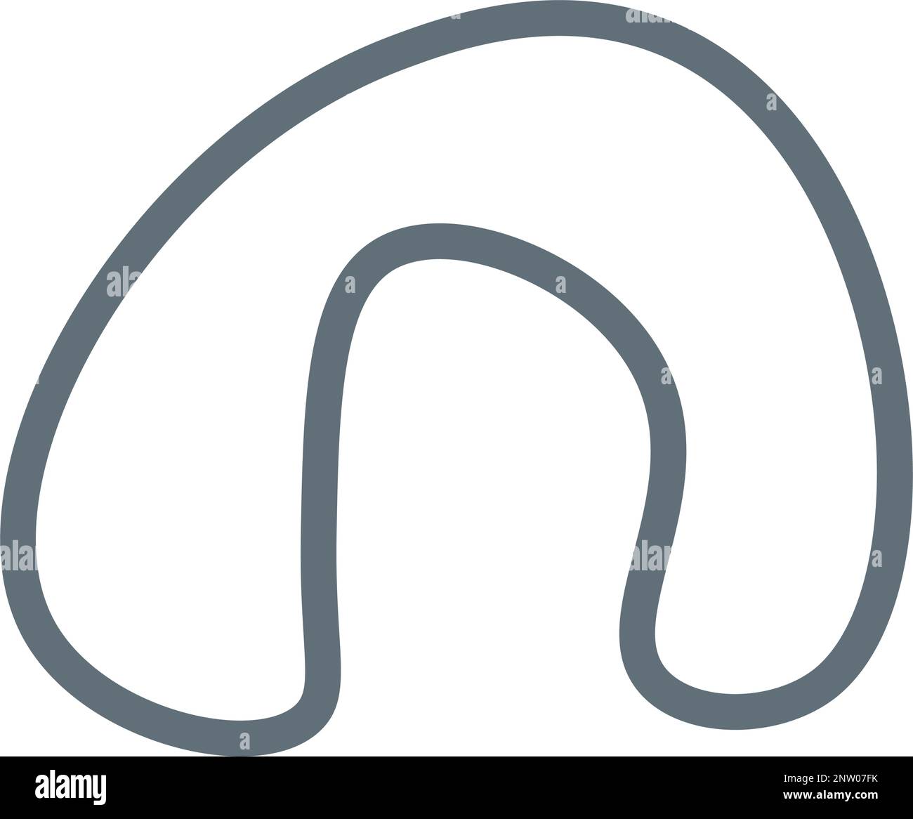 Abstract shape outline contemporary modern boho art design element ...