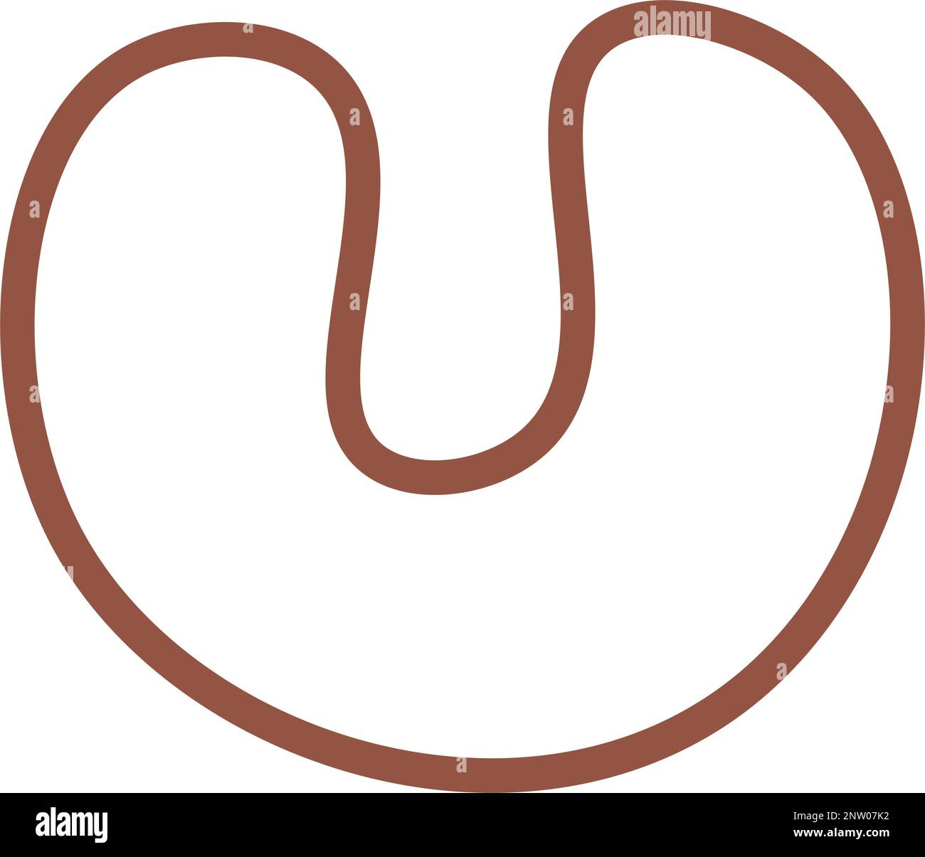 Abstract shape outline contemporary modern boho art design element ...