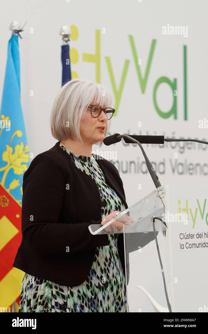 Energy Institute Executive Director Louise Kingham speaks during the ...