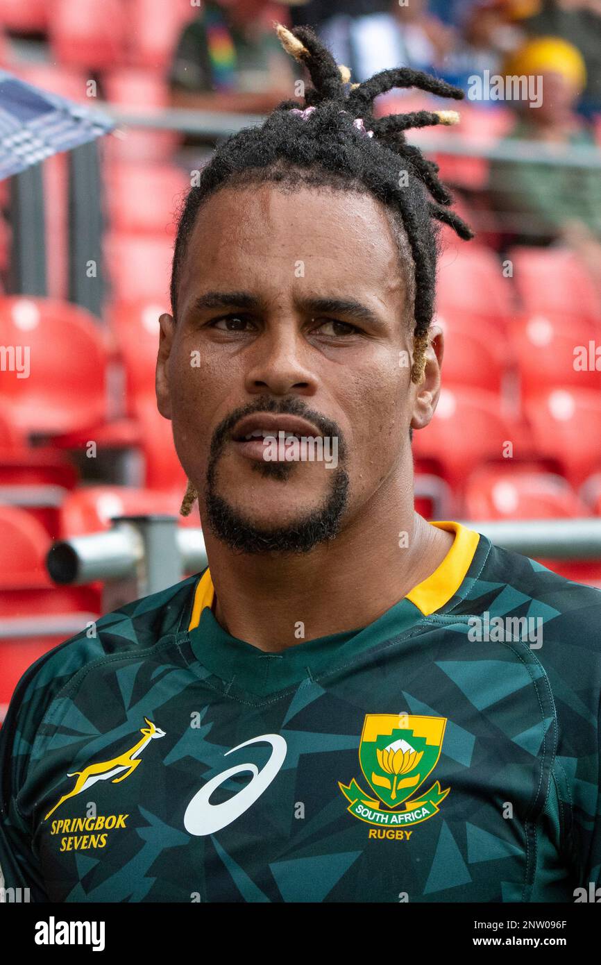 SYDNEY, NSW- FEBRUARY 02: South African player Selvyn Davids (8) at The ...