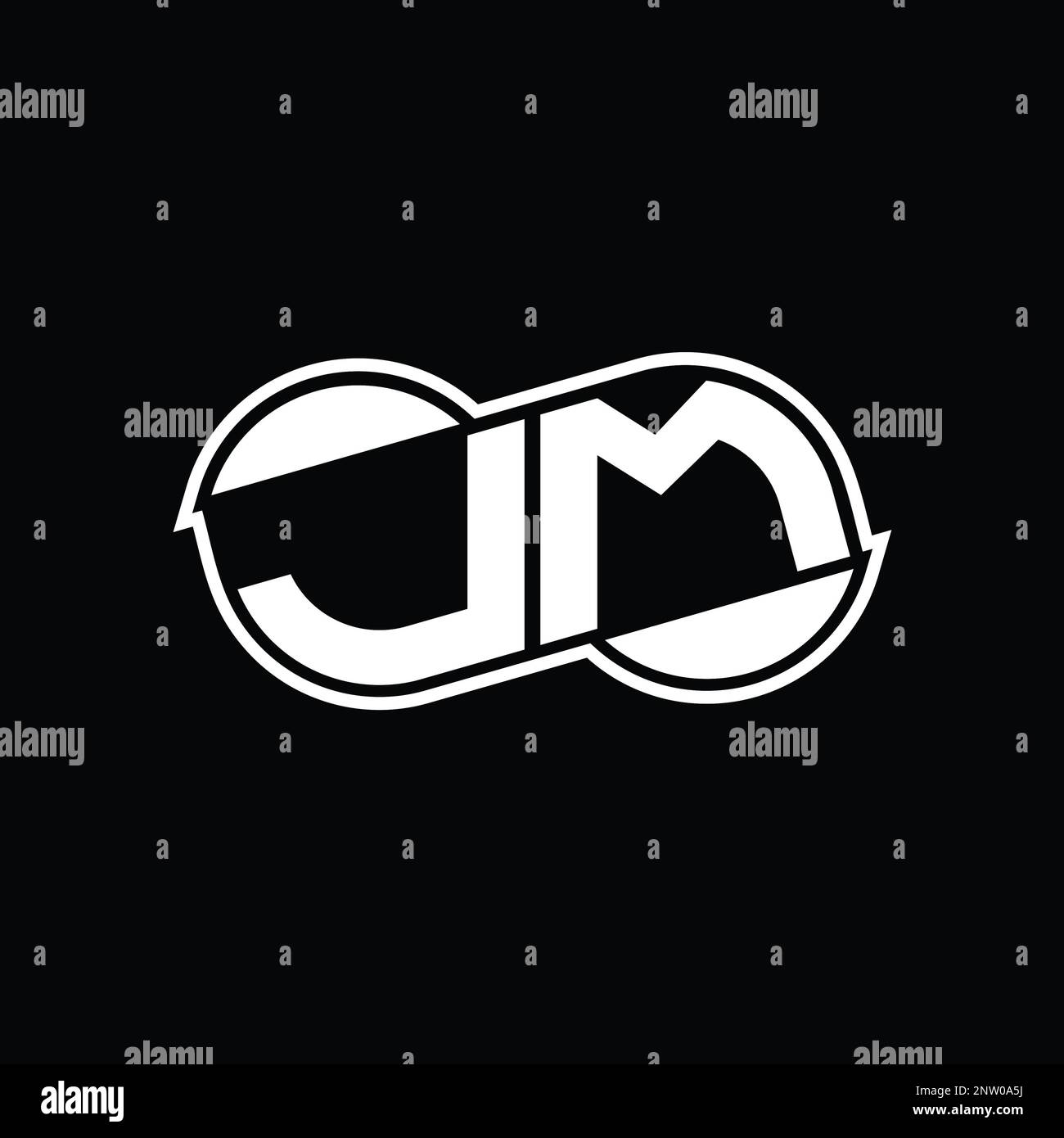 JM Logo monogram abstract infinity shape half round vector images ... JM Logo monogram abstract infinity shape half round vector images ...