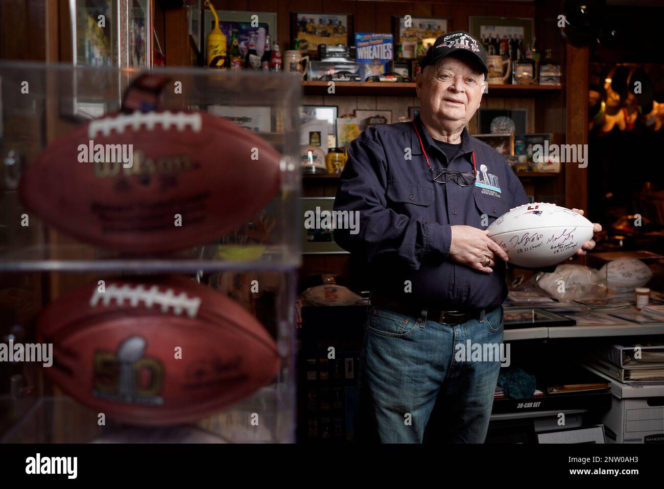 Don Crisman poses for a photo in his Kennebunk, Maine, home on Monday ...