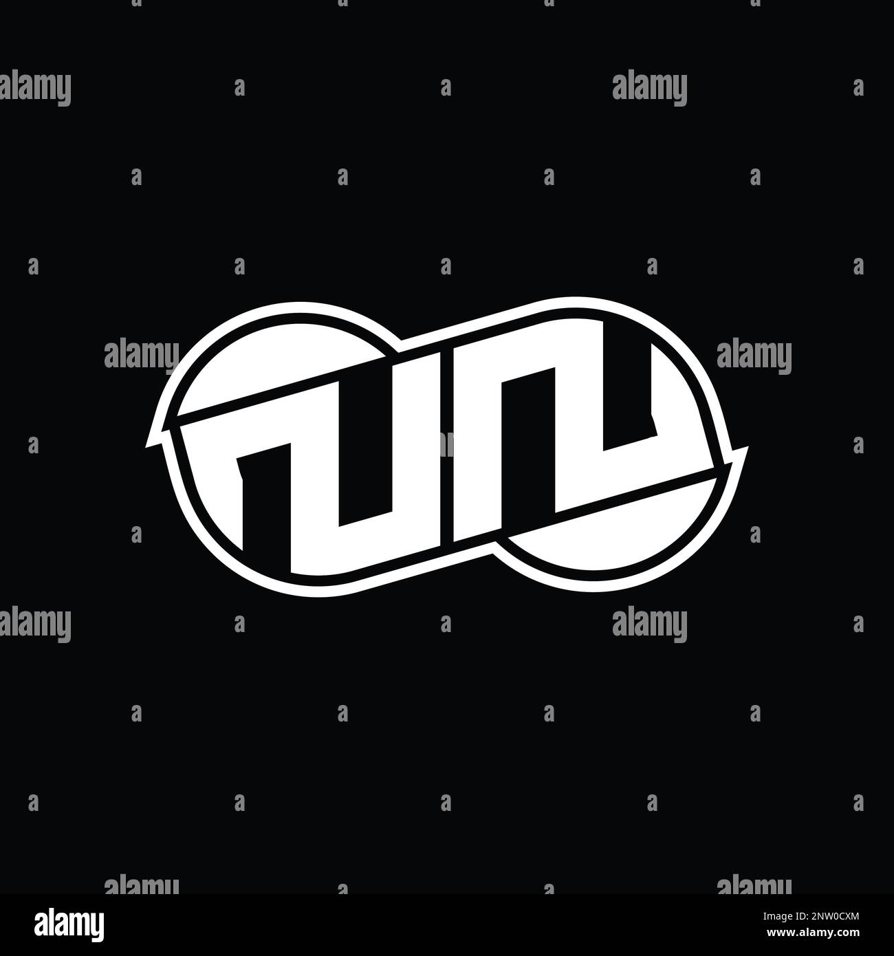 NN Logo monogram abstract infinity shape half round vector images ... NN Logo monogram abstract infinity shape half round vector images ...