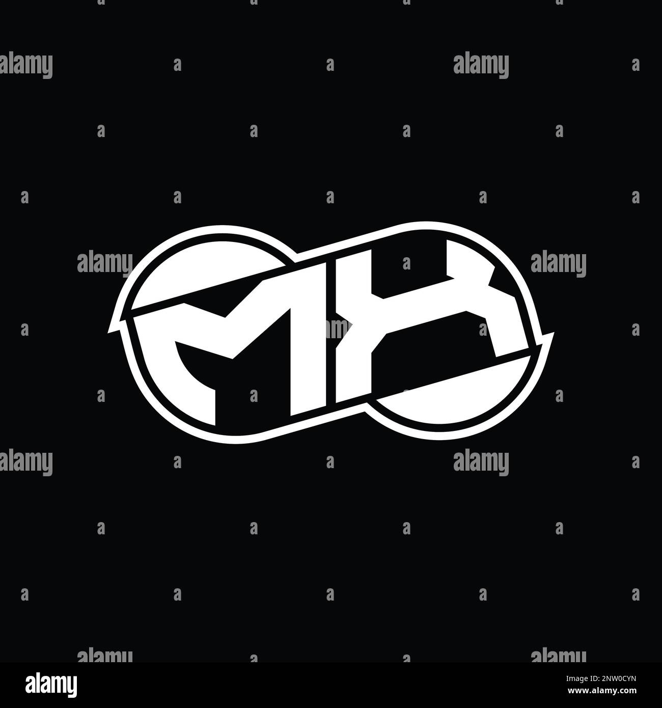 MX Logo monogram abstract infinity shape half round vector images ... MX Logo monogram abstract infinity shape half round vector images ...