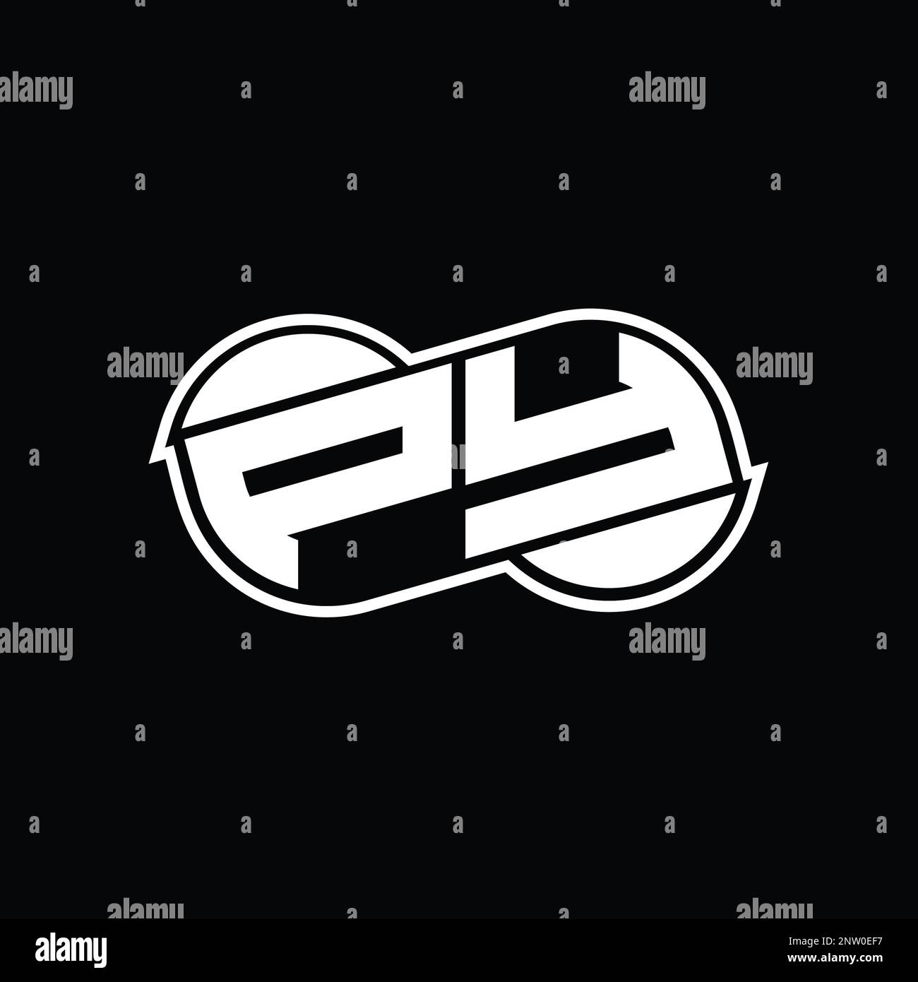 PY Logo monogram abstract infinity shape half round vector images ... PY Logo monogram abstract infinity shape half round vector images ...