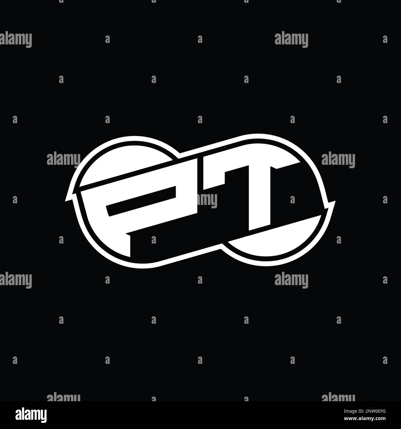 PT Logo monogram abstract infinity shape half round vector images ... PT Logo monogram abstract infinity shape half round vector images ...