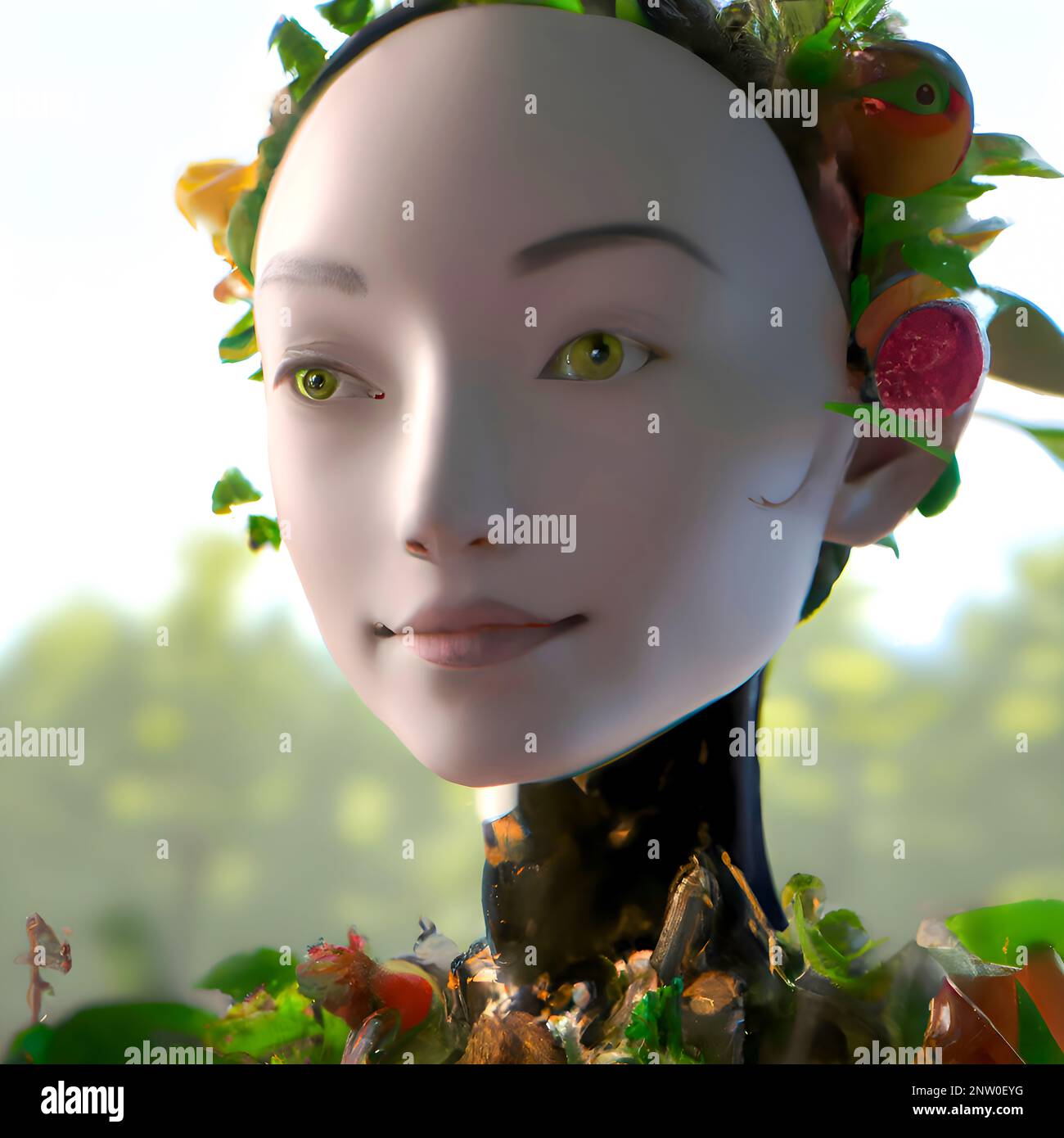 Beautiful female robot hi-res stock photography and images - Alamy