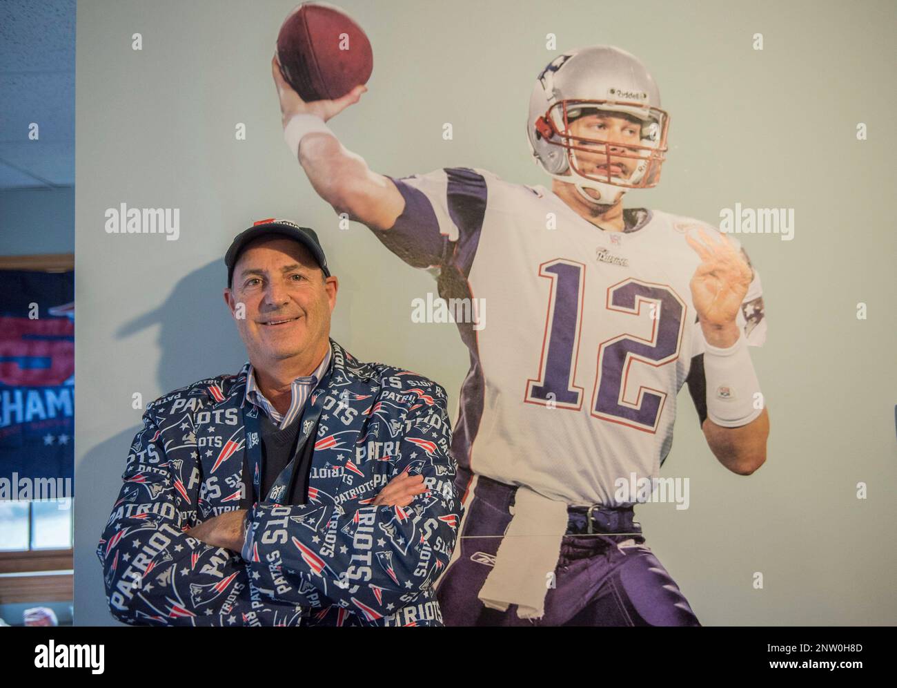This Jan. 25, 2019 photo shows Mark Feigenbaum in Andover, Mass ...