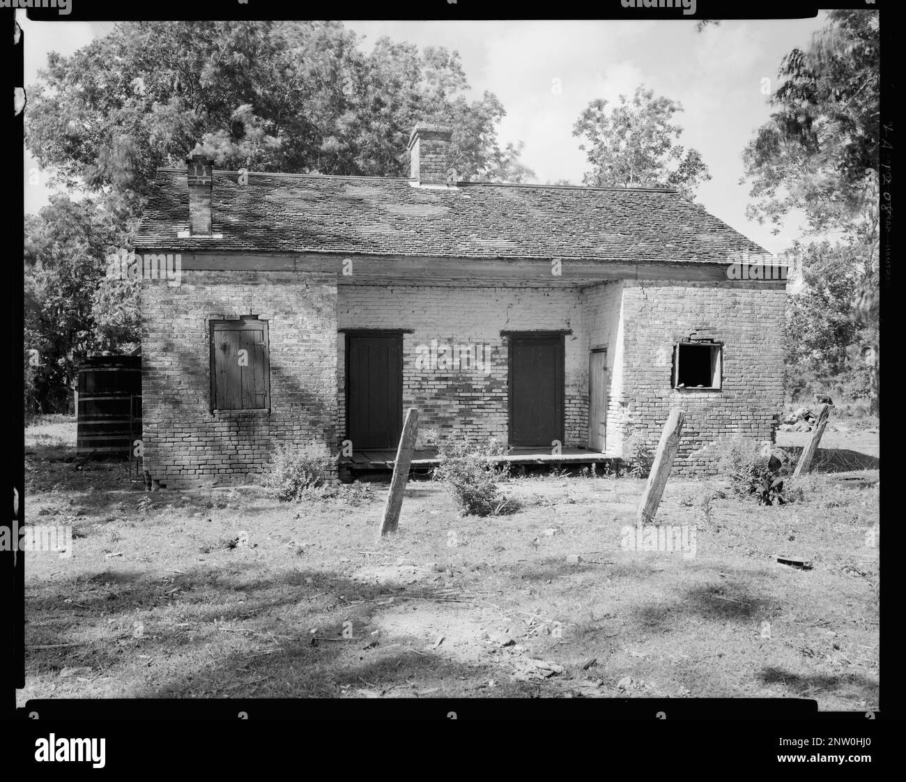 Brick Cabin, Baldwin vic., St. Mary Parish, Louisiana. Carnegie Survey ...