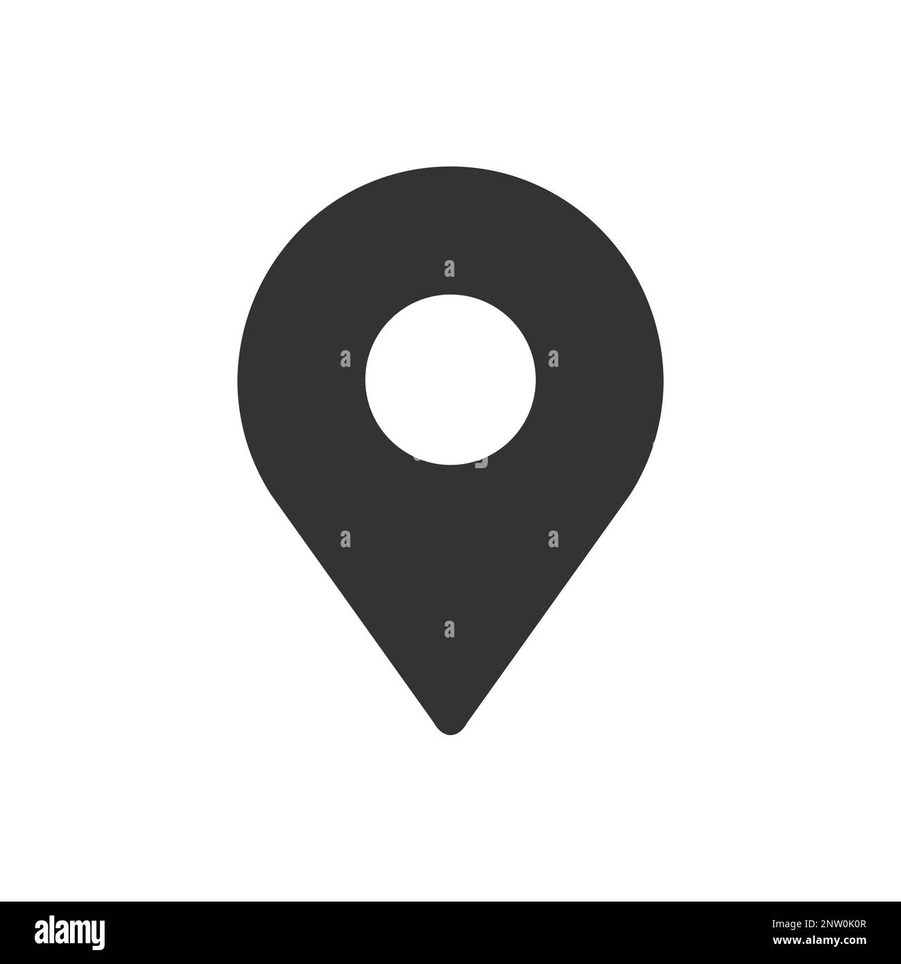 Simple Map Pin Concept Of Global Coordinate Stock Vector Image And Art Alamy 